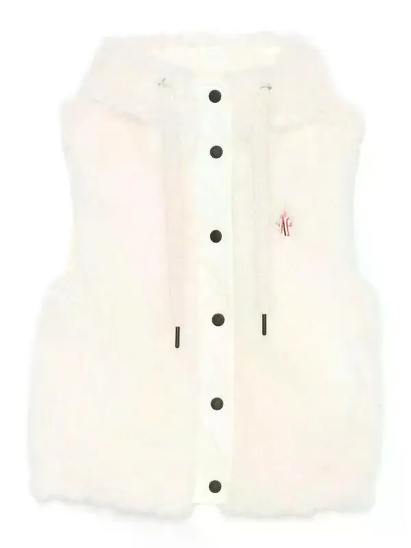 Moncler Hooded Gilet - Neutrals