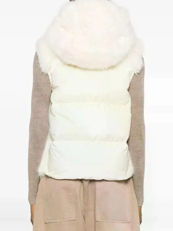 Moncler Hooded Gilet - Neutrals