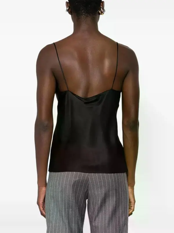 ANINE BING Ellen Sleeveless Silk Top