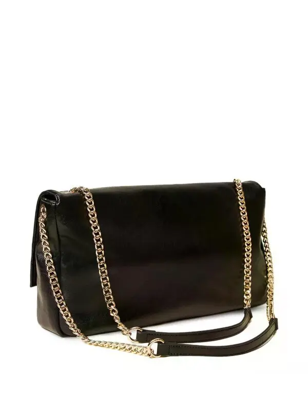 TWINSET Chain Shoulder Bag With Logo Plaque