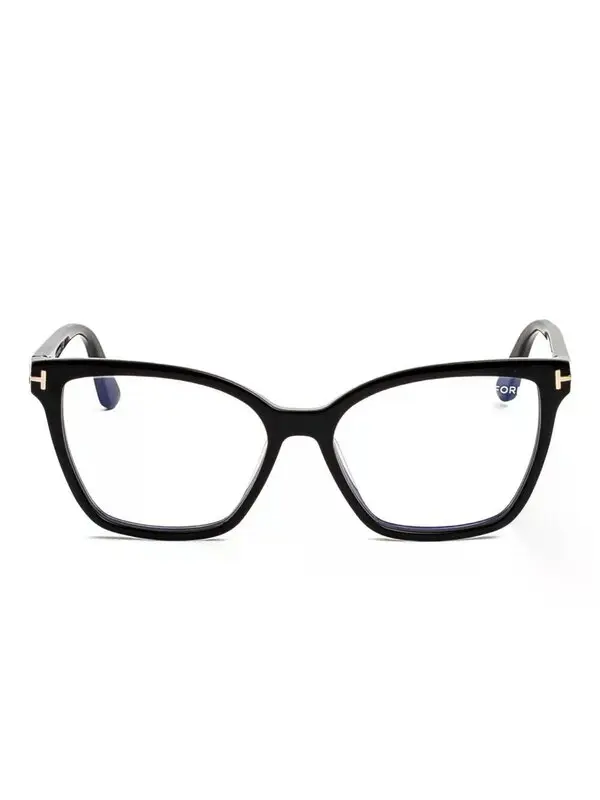 TOM FORD Cat-eye Clip-on Glasses - Black