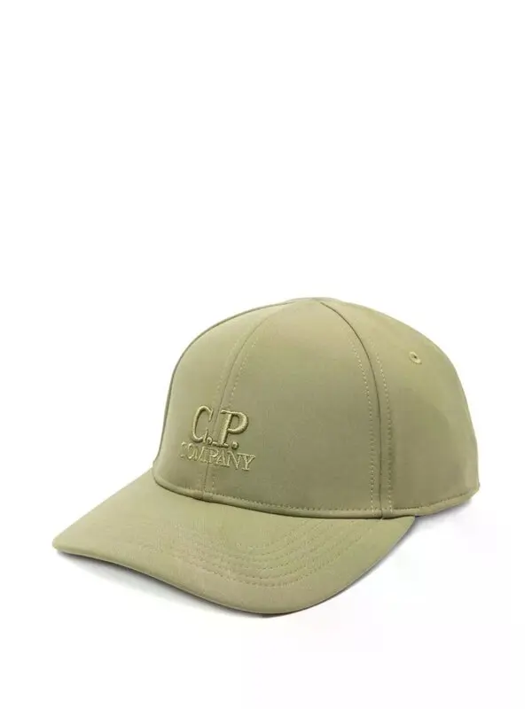 C.P. COMPANY Logo-embroidered Cap - Green