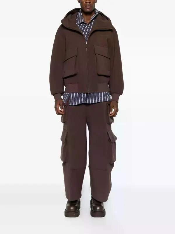 FENG CHEN WANG Cargo-pocket Drawstring Trousers