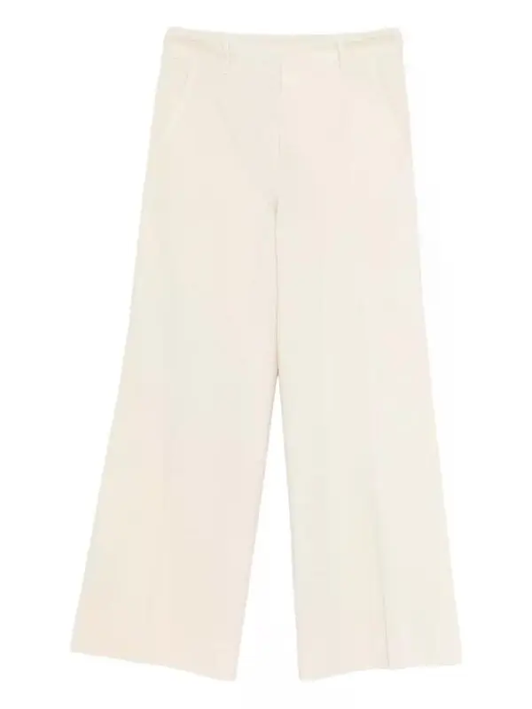 Incotex Pressed-crease Wide-leg Trousers