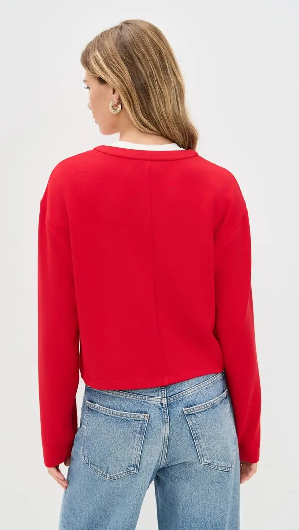 LE BOP Danica Crop Top - Crimson