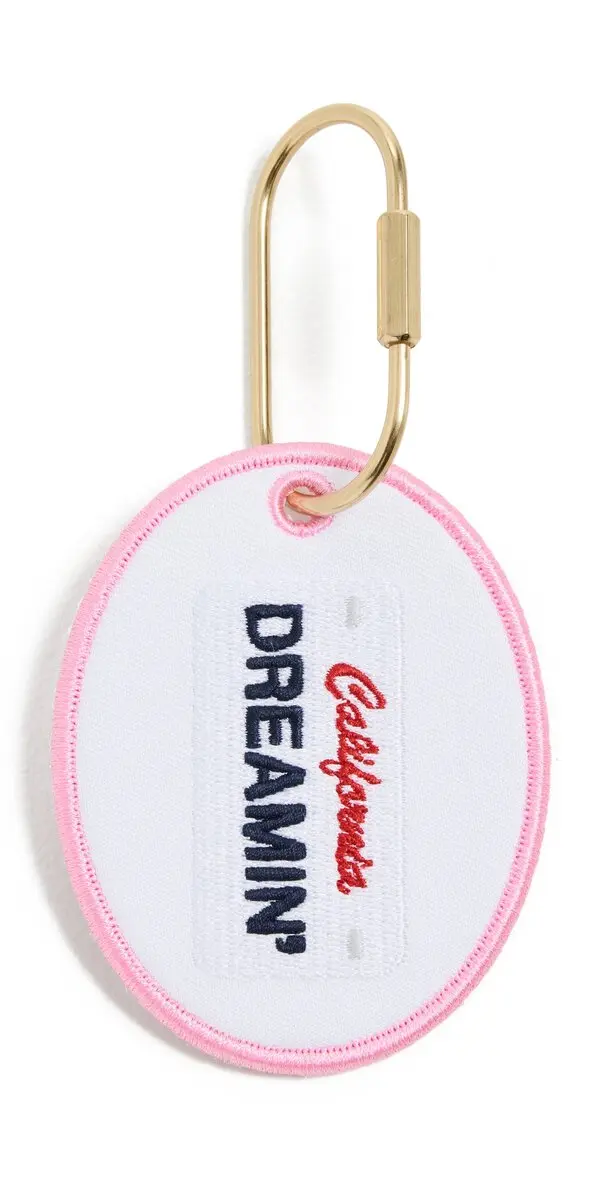 ABBODE California Dreamin' License Plate Charm - Pink