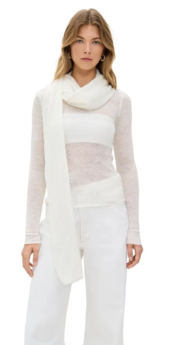 SIMONETT Wrap Tie Knit Top