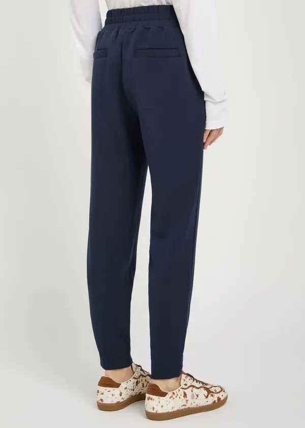 Varley The Slim Pant 27.5 Tapered-leg Jersey Sweatpants - Navy