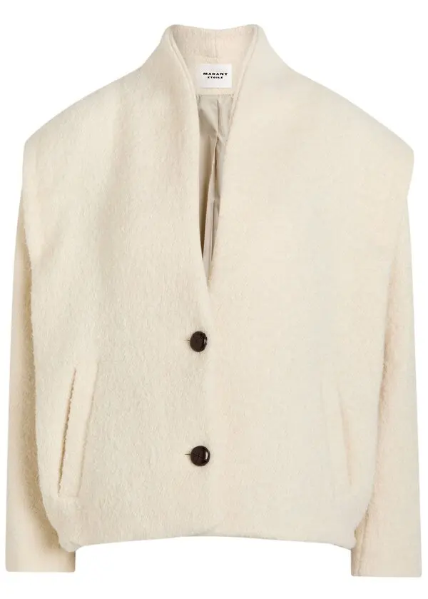 Isabel Marant Drogo Bouclé Jacket - Ecru