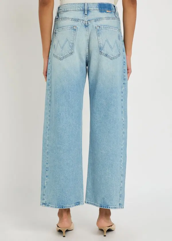 MOTHER The Half-pipe Ankle Barrel-leg Jeans - Blue