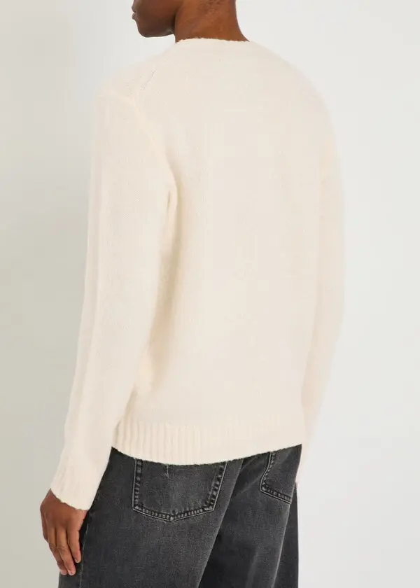 Polo Ralph Lauren Logo-embroidered Wool-blend Jumper