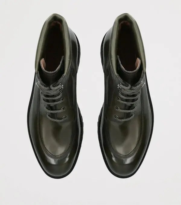 John Lobb Leather Peak Boots
