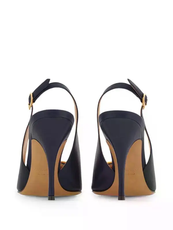 FERRAGAMO 90mm Maxi Gancini Slingback Pumps