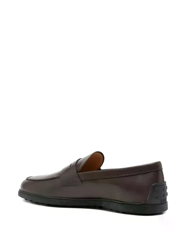 TOD'S Leather Loafers - Brown