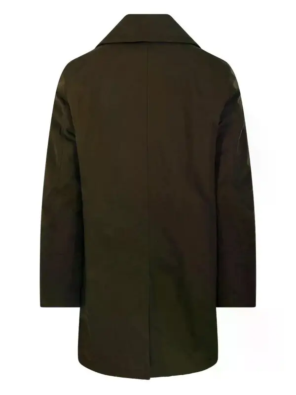 SEALUP Double-breasted Trench Coat - Green