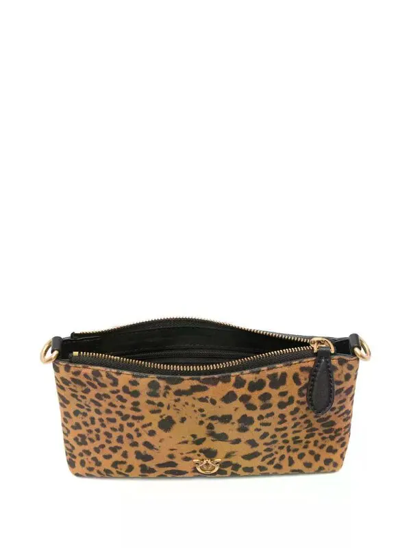 Pinko Leopard-print Clutch Bag