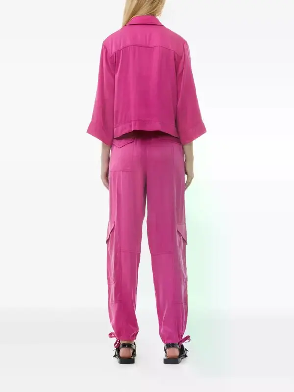 GANNI Drawstring Cargo Trousers