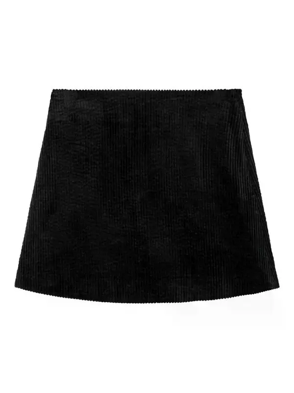 GANNI Corduroy A-line Mini Skirt