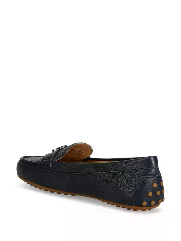 Ralph Lauren Barnsbury Leather Driving Shoes - Blue