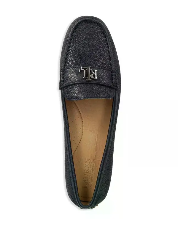 Ralph Lauren Barnsbury Leather Driving Shoes - Blue