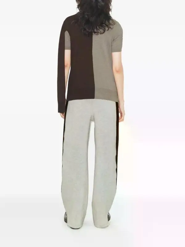 Tory Burch Colourblock Brooch Cardigan