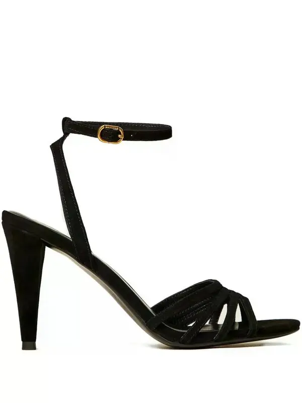 TWINSET Suede Buckle-strap Sandals