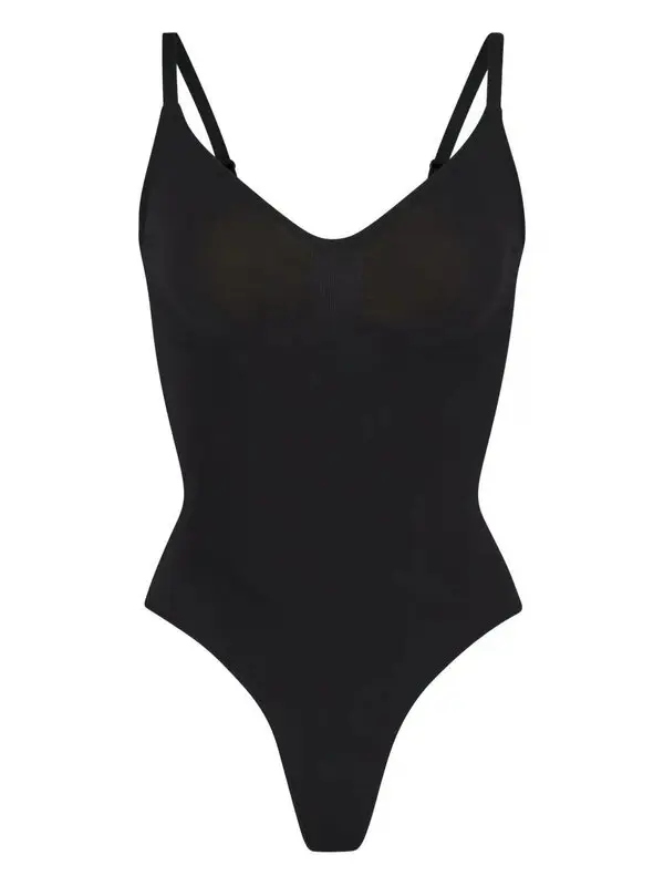 SKIMS V-neck Seamless Bodysuit