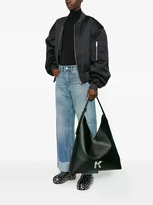 Karl Lagerfeld Logo-appliqué Shoulder Bag