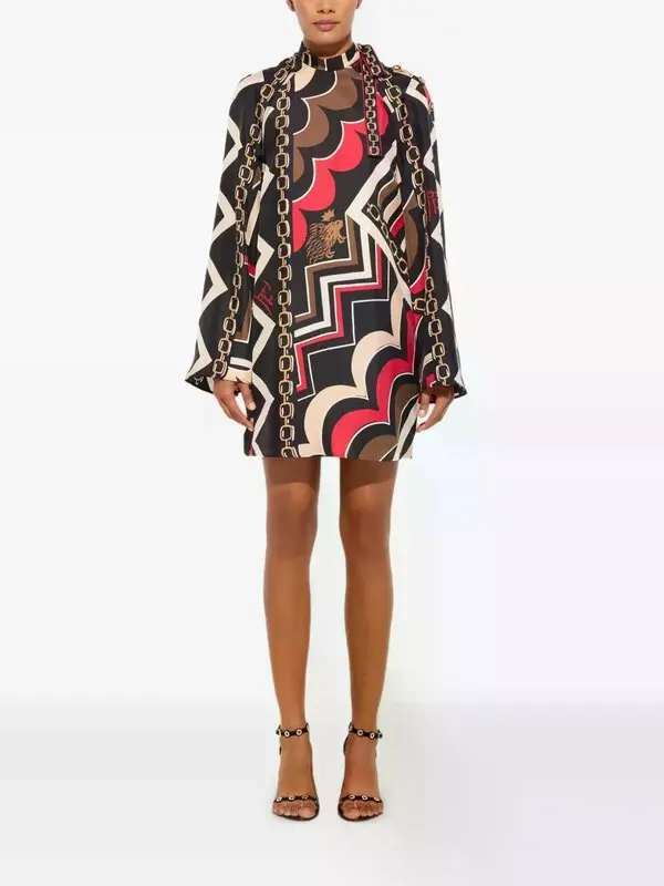 Emilio Pucci Istrice-print Mini Dress