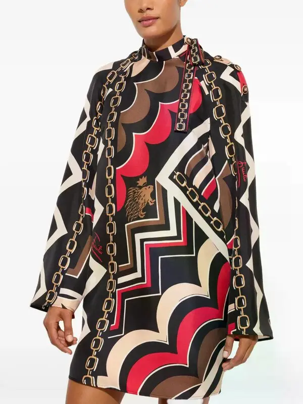 Emilio Pucci Istrice-print Mini Dress