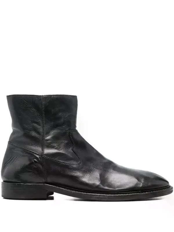 Moma Leather Ankle Boots