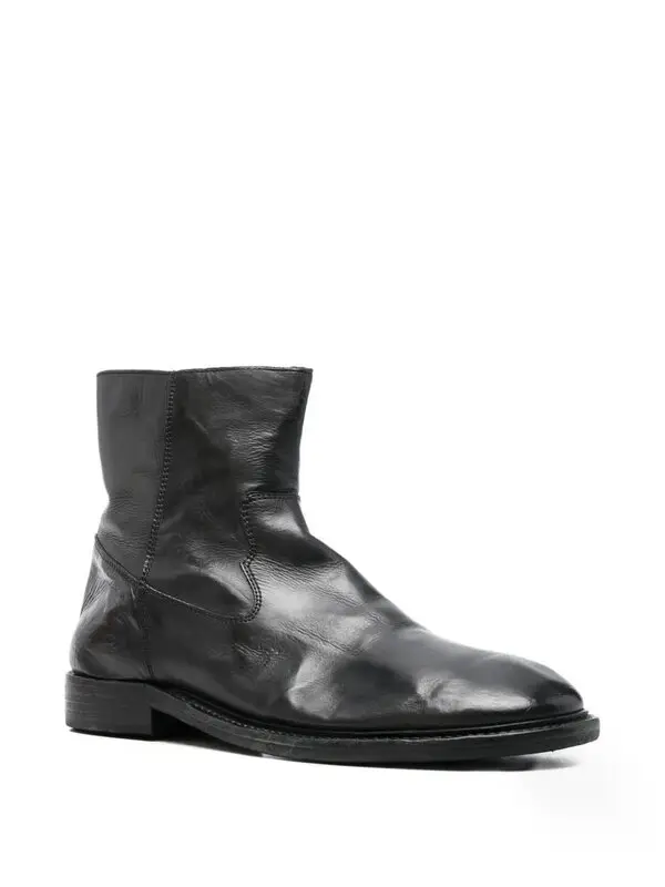 Moma Leather Ankle Boots