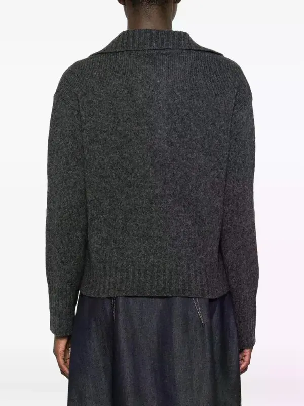 ROBERTO COLLINA Mélange-effect Polo Jumper