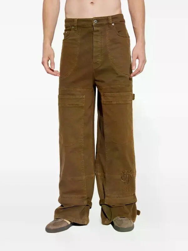 Off-White Canvas Carpenter Trousers