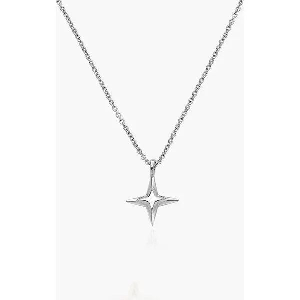 OAK & LUNA Northern Star Pendant Necklace - Sterling Silver