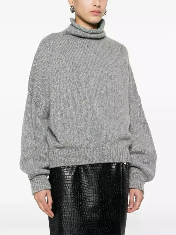 Khaite Roll Neck Knitted Sweater