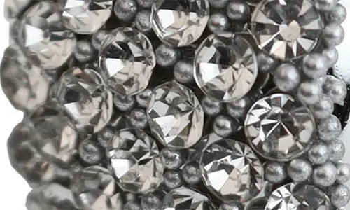 PANACEA Pavé Chubby Hoop Earrings