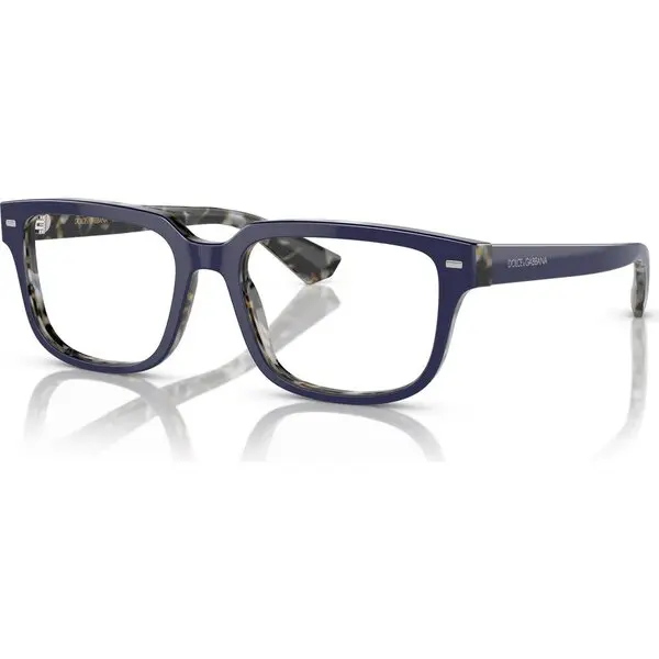 Dolce & Gabbana 54mm Square Optical Glasses - Blue