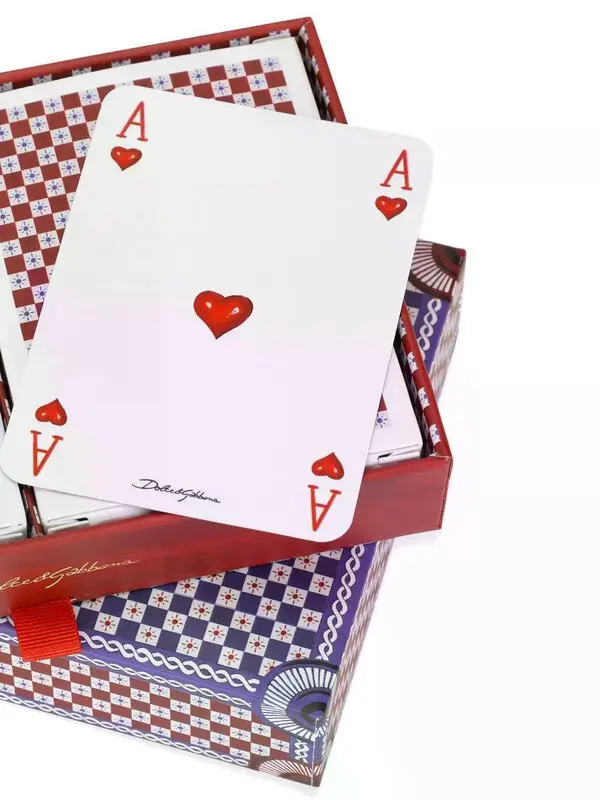 Dolce & Gabbana Patterned Poker Cards