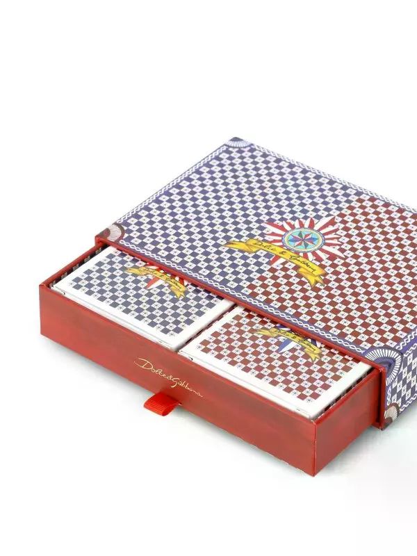 Dolce & Gabbana Patterned Poker Cards