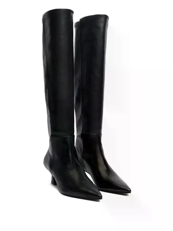 STUART WEITZMAN 5050 Vinnie Sculptural-heel Boots
