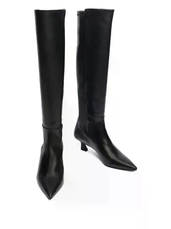 STUART WEITZMAN 5050 Vinnie Sculptural-heel Boots