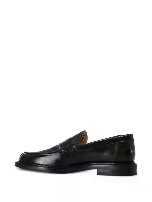 Filling Pieces Leather Loafers With Embossed Detail