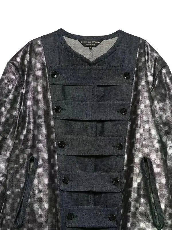 Comme Des Garçons Buttoned Panelled Coat