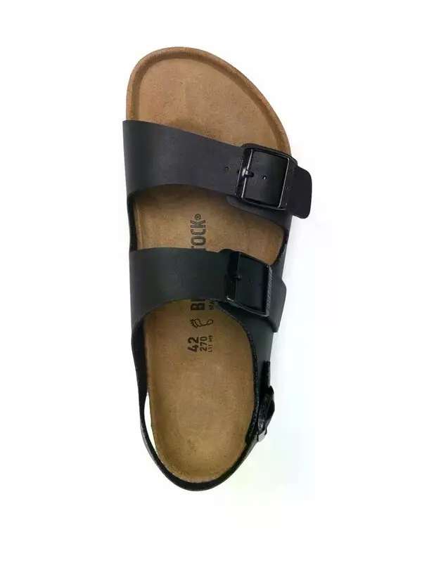 BIRKENSTOCK Milano Double-strap Sandals - Black