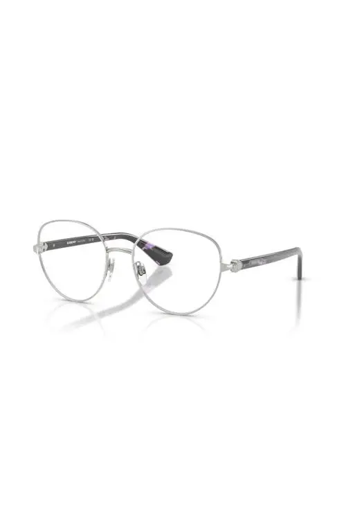 Burberry 55mm Phantos Optical Glasses - Silver