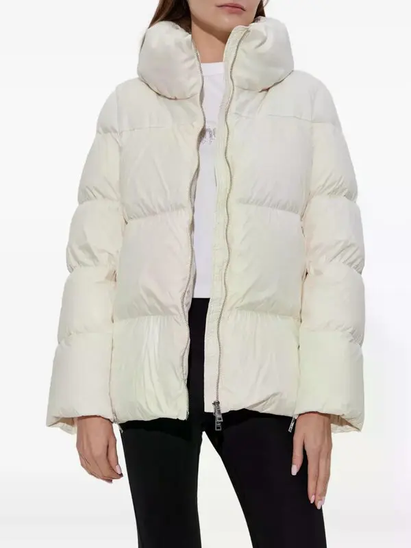 Add Funnel-neck Padded Jacket