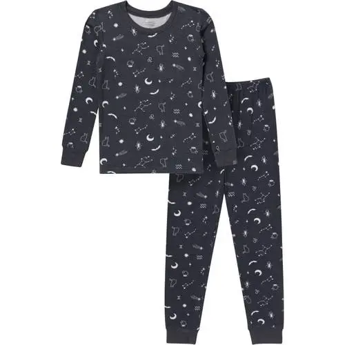 MODERN MOMENTS™ BY GERBER Hacci Sung Fit Footless Pajama Set - Halloween Night