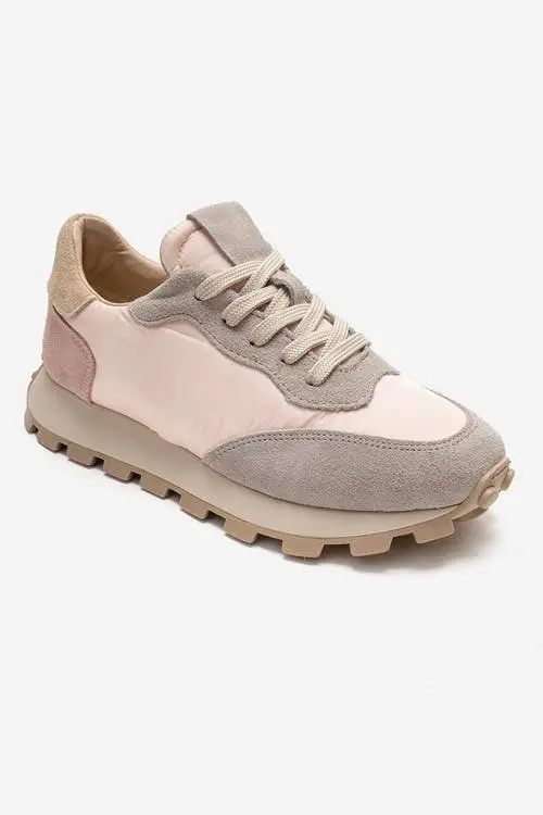 FOREVER & ALWAYS SHOES Amanda Leather Sneakers