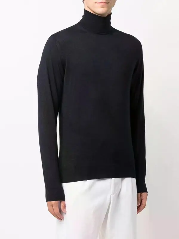 MAURO OTTAVIANI Roll-neck Cashmere-silk Jumper